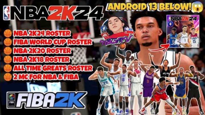 NBA2K20 MODDED TO 2K24 WITH FIBA2K23 | Lazada PH