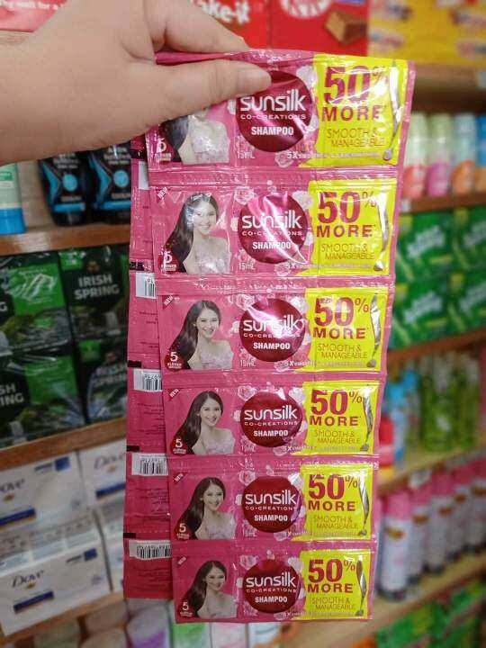 Sale Sunsilk shampoo triple sachet 68.00 per dozen | Lazada PH