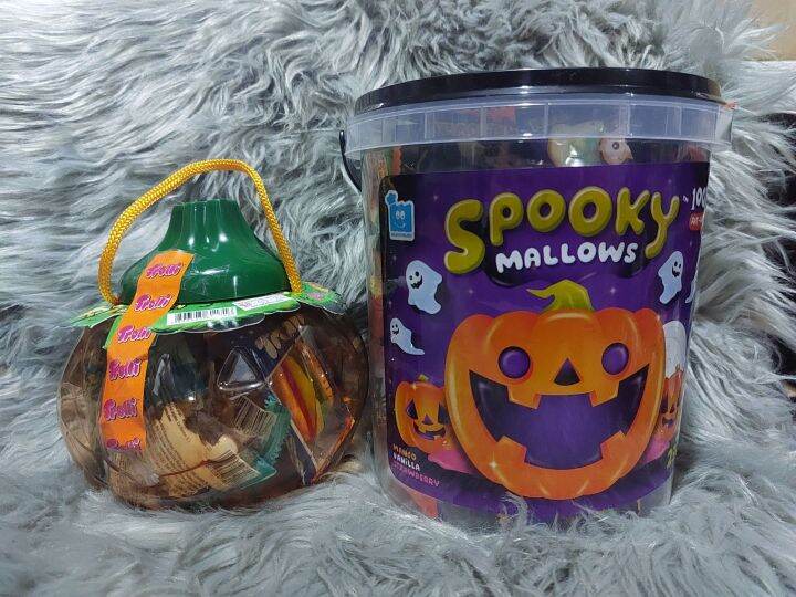 Spooky mallows and trolli gummi pumpkin for trick or treats | Lazada PH