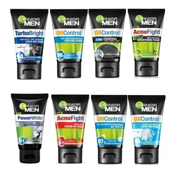 Garnier Men Facial Foam 100 ml -all varian | Lazada Indonesia