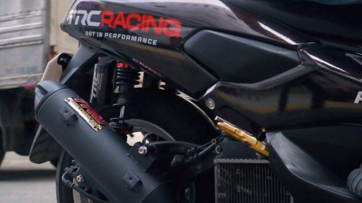 TRC Racing Power Pipe Honda Click v2 125 150 Muffler Exhaust with ...