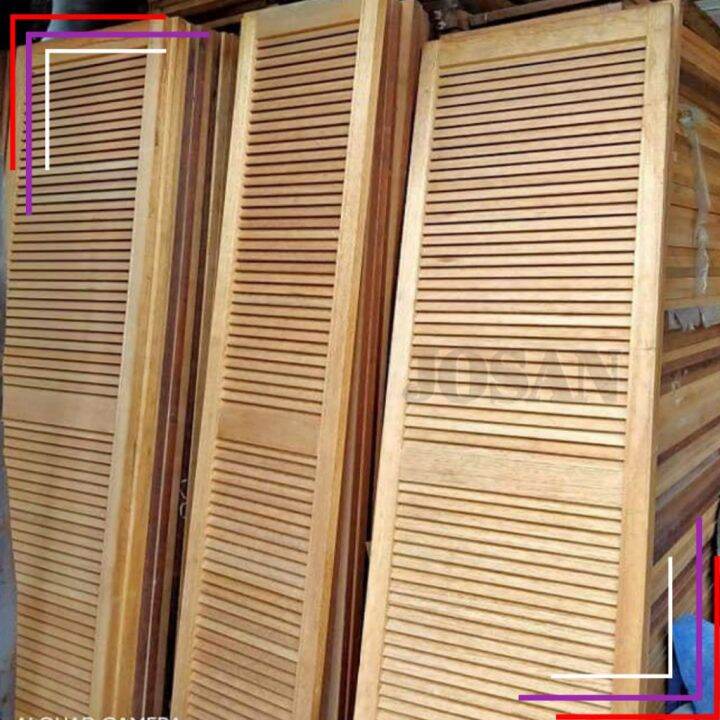 Daun Pintu Krepyak Jalusi Tanam Kayu Kalimantan | Lazada Indonesia