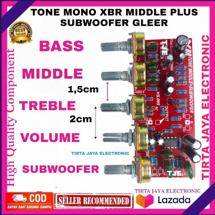 TONE CONTROL XBR MONO EXTRA MIDDLE SUBWOOFER | Lazada Indonesia