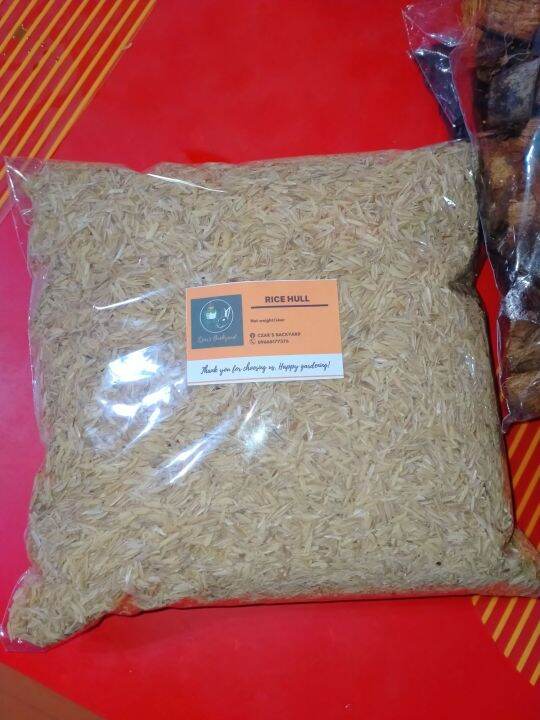 Soil fertilizer Ipa ng palay (rice hull) available in 300g / 500g ...