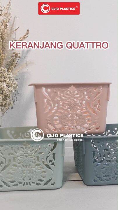CLIO 1LSN Keranjang Plastik QUATTRO 8360 - Storage Obat dan Serbaguna ...