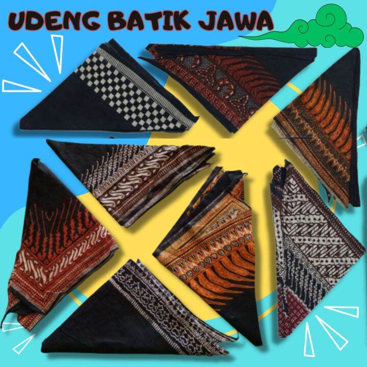 Motif baru udeng batik jawa udeng Banyuwangi iket kepala jaranan kuda ...