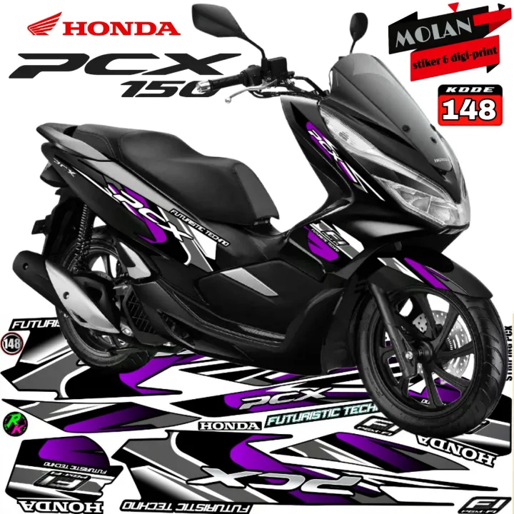 Decal Sticker Striping Variasi Honda PCX 150 2018-2021 - PCX Abs - PCX ...