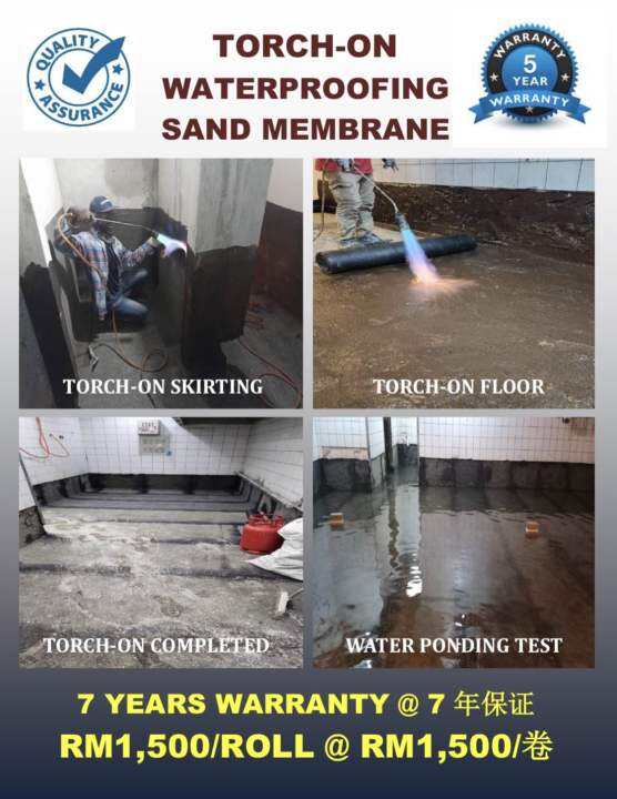 Touch On Waterproofing Sand Membrane | Lazada