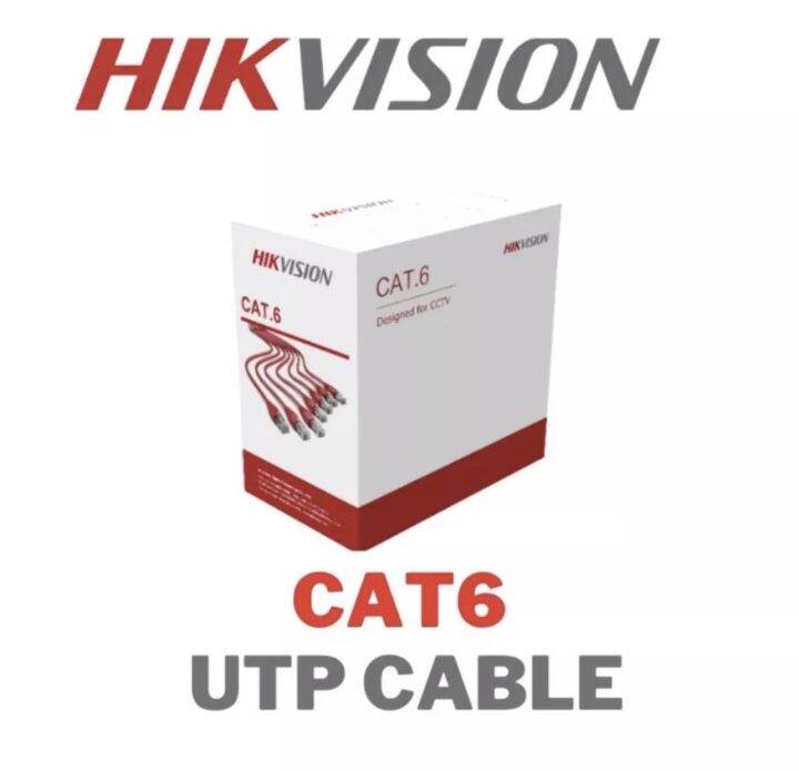 HIKVISION DS-1LN6U-SCO 305M CAT6 UTP NETWORK CABLE | Lazada