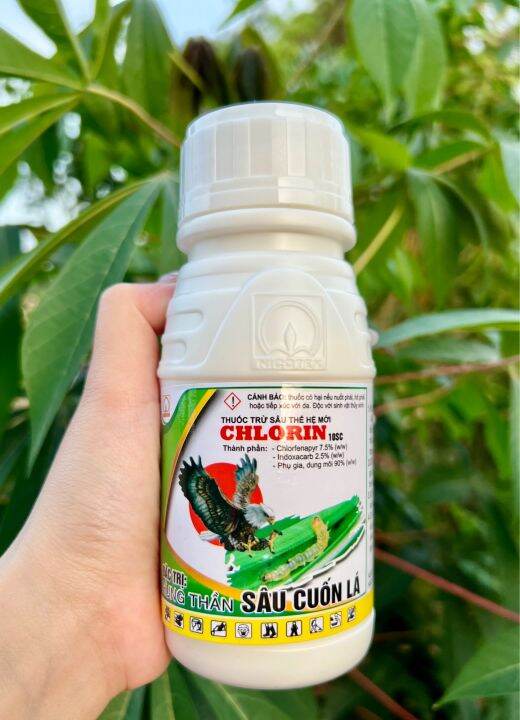 THUỐC TRỪ SÂU THẾ HỆ MỚI CHLORIN 10SC Đ Ặ C T R Ị HUNG THẦN SÂU CUỐN LÁ ...