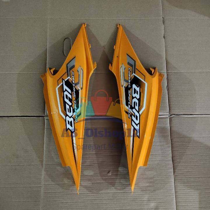 cover body belakang beat karbu oren | Lazada Indonesia