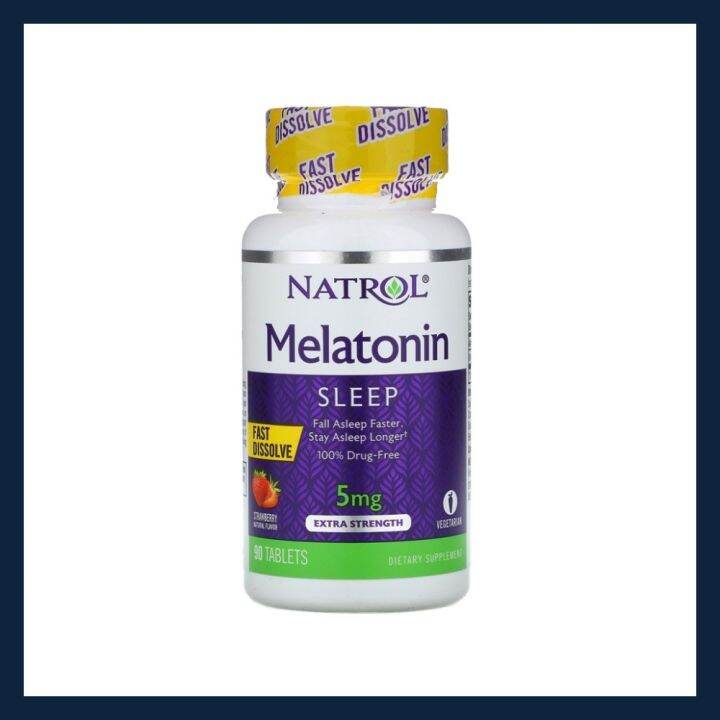พร้อมส่ง / Natrol / 5mg / 90tablets / fast dissolve / แบบอม | Lazada.co.th