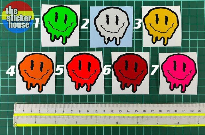 EMOJI SMILEY FACE / SMILING FACE / MUKA TERSENYUM (REFLECTIVE ...