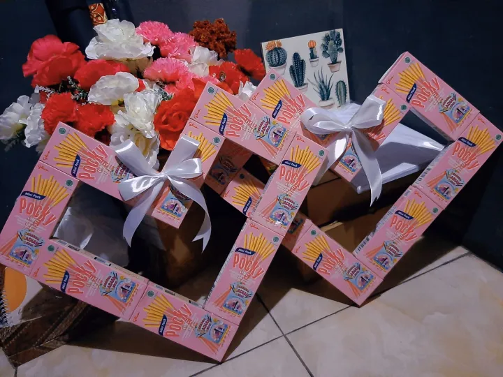 [Kado] Pocky love custom 21gr / poky love/ viral / poki / love pocky ...