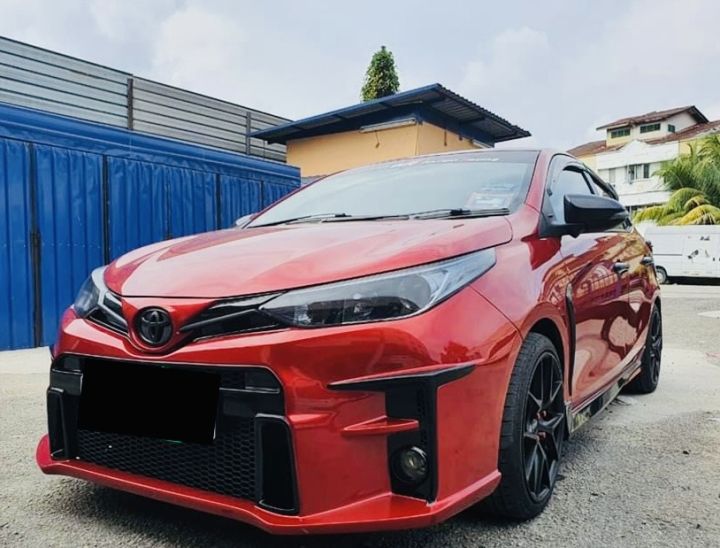 Toyota Yaris 2019 2020 2021 2022 GR Front bumper rear skirt lip bodykit ...