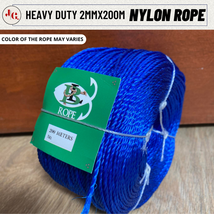 Polyethylene Nylon Rope Lubid Tali 200 meters per Roll for Trapal Lona ...