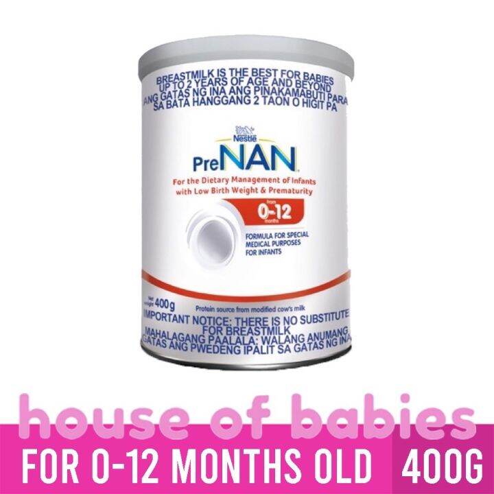PreNAN 400g 0-12 Months Old Infant Milk | Lazada PH