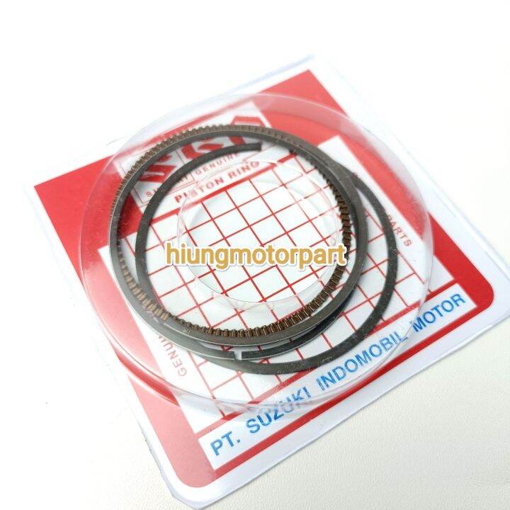 RING SEHER RING PISTON SATRIA FU FI INJEKSI GSX 150 OS STANDAR STD 12140-12K00-000 ASLI ORIGINAL ...