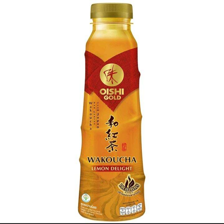 โออิชิ โกลด์ ชาวาโคฉะกลิ่นเลม่อน สูตรหวานน้อย Oishi Gold Wakoucha Lemon ...