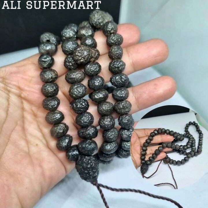 tasbih 33 99 munta besi batu akik badar besi selonatah | Lazada Indonesia