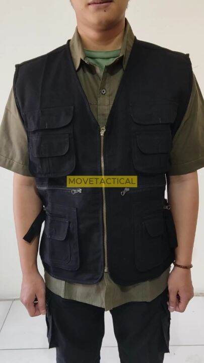 Rompi Vest Army Premium : Bahan Kanvas - Rompi - Rompi Mancing - Rompi ...
