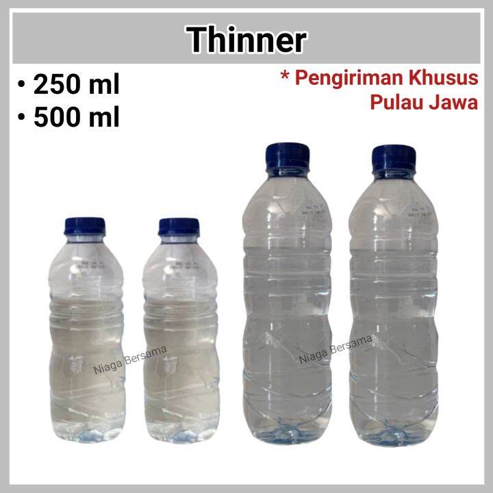 Thinner Pengecer Cat 250 ml Dan 500 ml NC Kemasan Botol | Lazada Indonesia