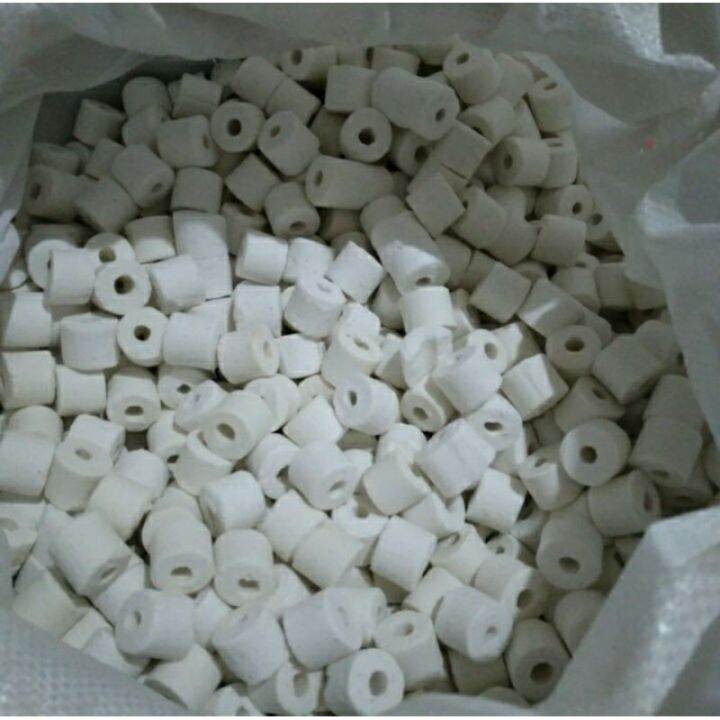 bio ring bio ceramik bulat media filter kolam aquarium 100 g | Lazada ...