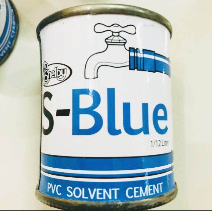 SBLUE / S BLUE / S-BLUE PVC SOLVENT CEMENT (1/12LITER) 60ML SHELBY ...