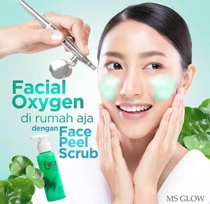 Ms Glow - Face Peel Scrub Ms Glow Original Ms Glow Peeling Pengangkat ...