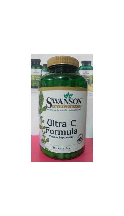 Ultra C Formula 250 Capsules contains: Vitamin C Acerola Cherry, Rose ...