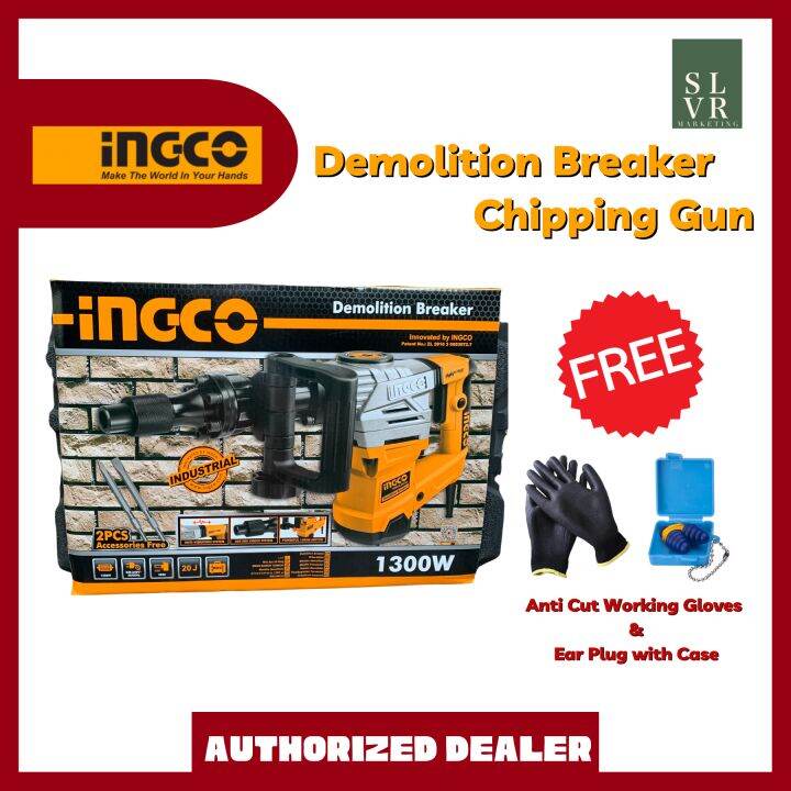SLVR | INGCO Powertools Demolition Breaker 6 kg1300W Model: PDB13008 ...
