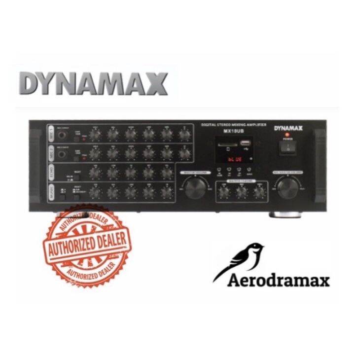 DYNAMAX HEAMDX-MX10UB Professional Stereo Karaoke Mixer Amplifier | Lazada