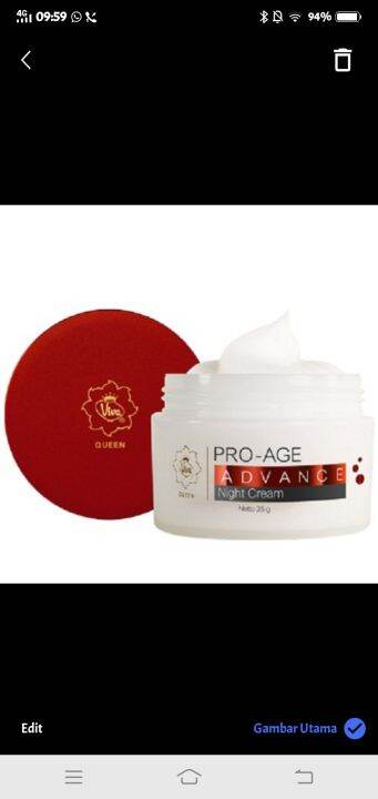 Viva Pro Age Night Cream Advance 25gr | Lazada Indonesia