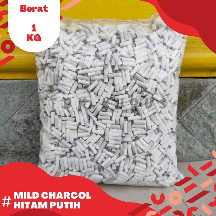 Busa Filter Mild Charcoal Hitam Putih 1Kg | Lazada Indonesia