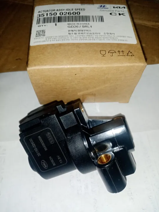 IDLE AIR CONTROL VALVE (IACV) GENUINE ORIGINAL FOR HYUNDAI GETZ 1.1 ...