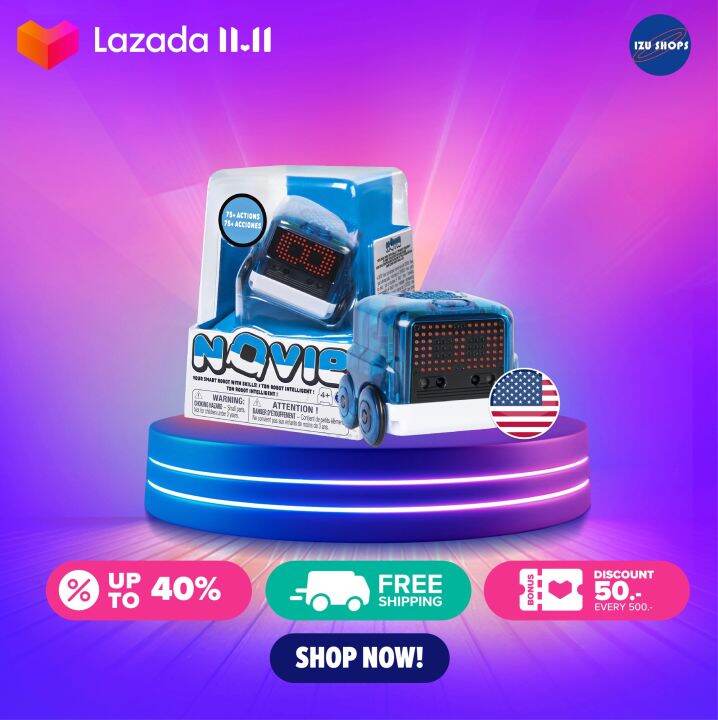 พร้อมส่ง Novie Interactive Smart Robot ของแท้ 100% ส่งฟรี #boxer robot ...