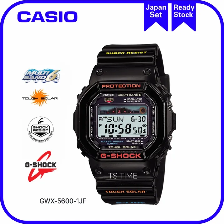 G*SHOCK Lipan bara hitam GWX-5600-1JF / GWX-5600-1 / GWX-5600 / GWX-5600C | Lazada