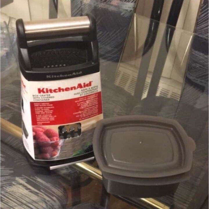 Original KitchenAid Box Grater with Covered Container 10"x 5" | Lazada PH
