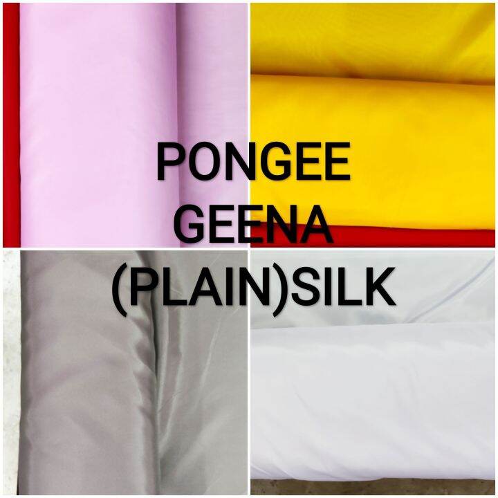 Geena Gina Pongee Fabric Cloth Tela (per yard) | Lazada PH