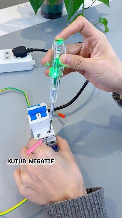 ISKU obeng tespen Dual LED / Test Pen / LED Tespen Listrik / Tester ...