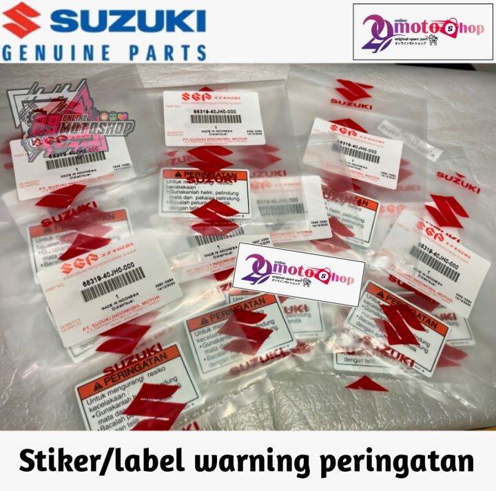 Stiker label sticker tempelan peringatan label warning SGP original ...