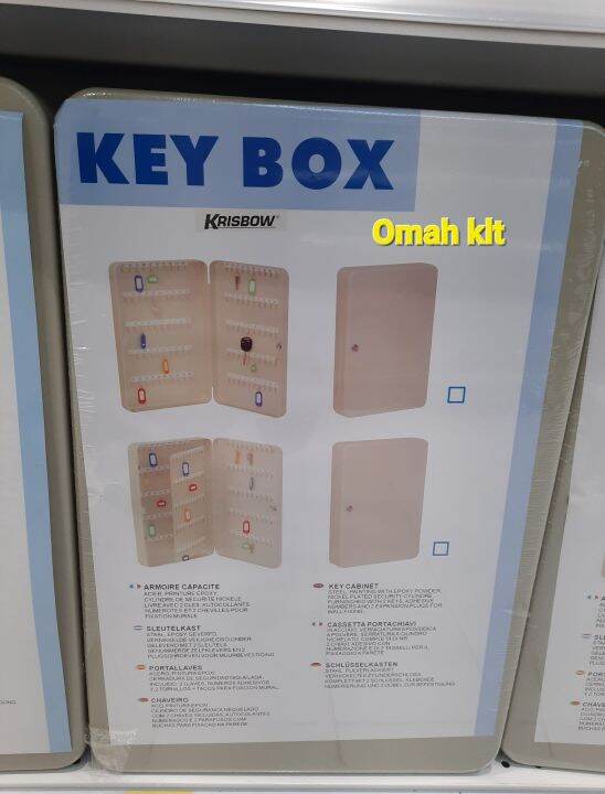 key box krisbow kotak penyimpan kunci kapasitas 100 kunci | Lazada ...
