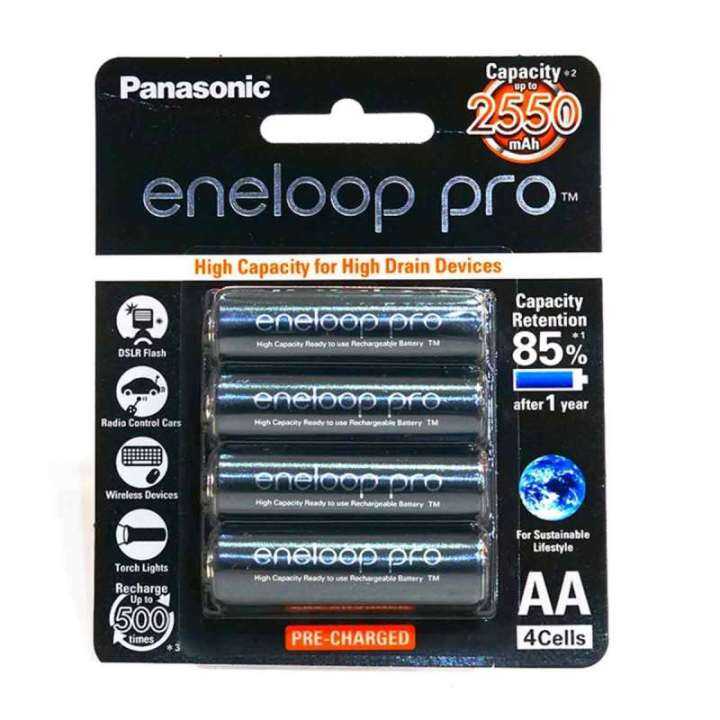 Panasonic Baterai Eneloop Pro Aa Isi 4 2550mah Bk 3hcce 4bt Lazada