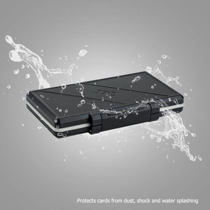 JJC Memory Card Case 36/24/6/4 Slots Water-resistant Storage Box for SD ...