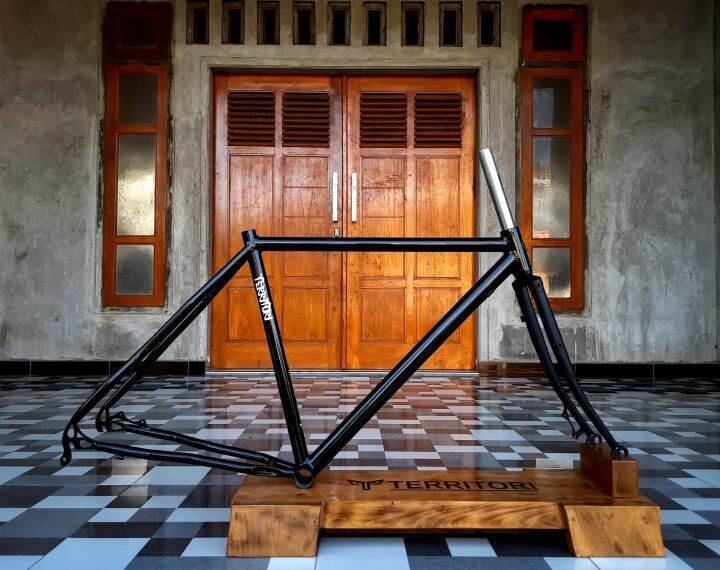 custom frame dan fork sepeda gravel bike 700c x 40 local presisi ...