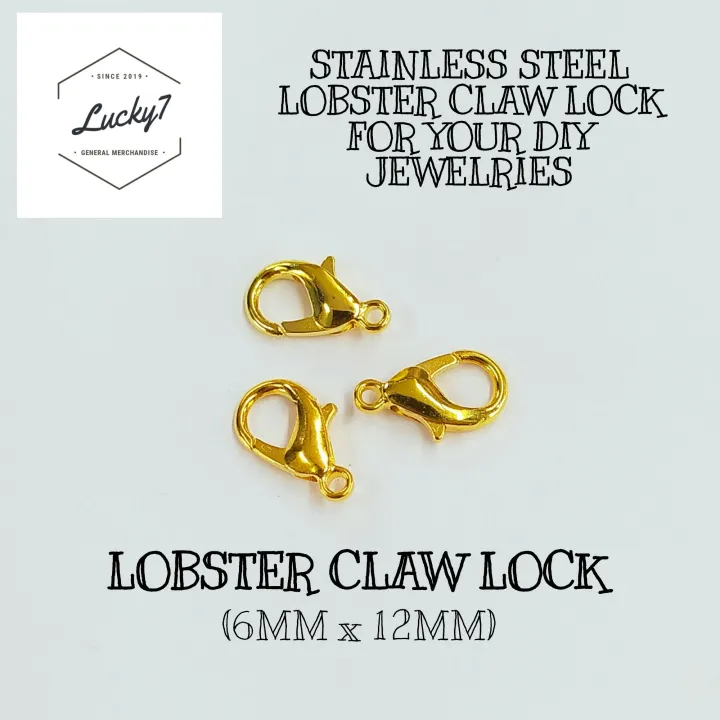 COD Stainless Steel Lobster Claw Clasp Lock For Your DIY Jewelries By ...