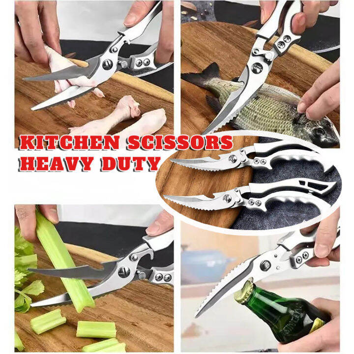 Chicken Fish Bone Scissors Kitchen Scissors Japan made heavy duty ...