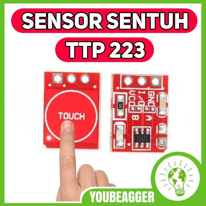 Modul TTP223 sensor sentuh | Lazada Indonesia