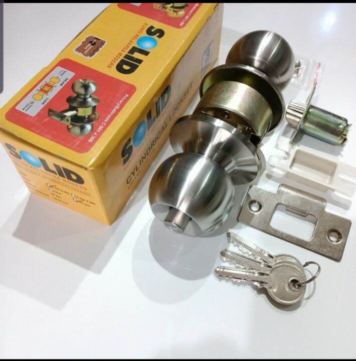 Kunci Bulat Pintu Kamar Mandi Solid c601 x 400 - Kunci Bulat Solid Pakai Anak Kunci - Kunci ...