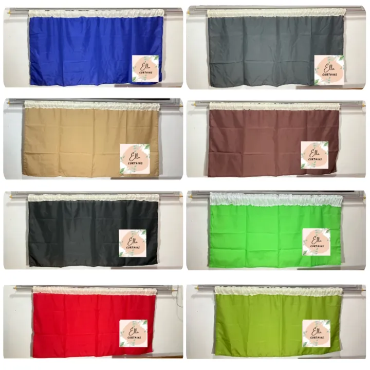 Plain Color Kitchen Sink Curtain/Panlababo Kurtina (Geena fabric ...